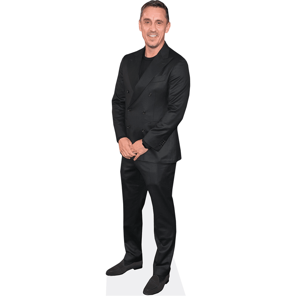 Gary Neville (Black Suit) Mini Size Cutout. Standee. - Walmart.com