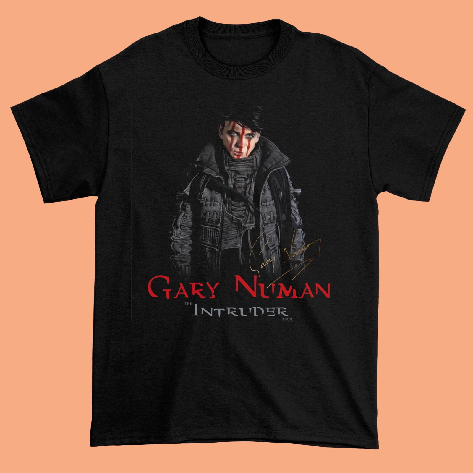 Gary Numan - Intruder band Member Black All size Tee Shirt - Walmart.com