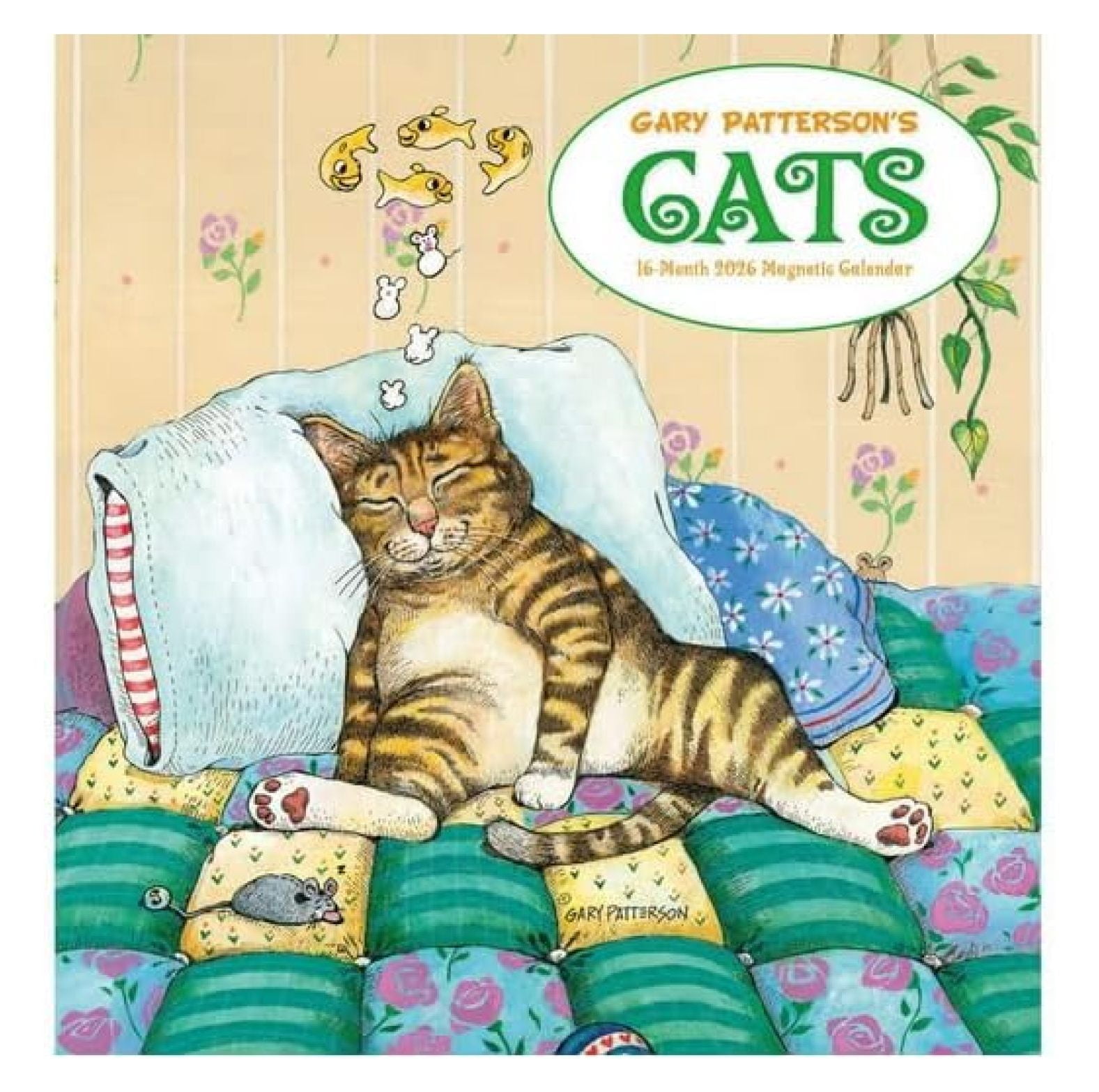 Gary Patterson's Cats Magnetic Mount Wall Calendar 2026 with Pen ...