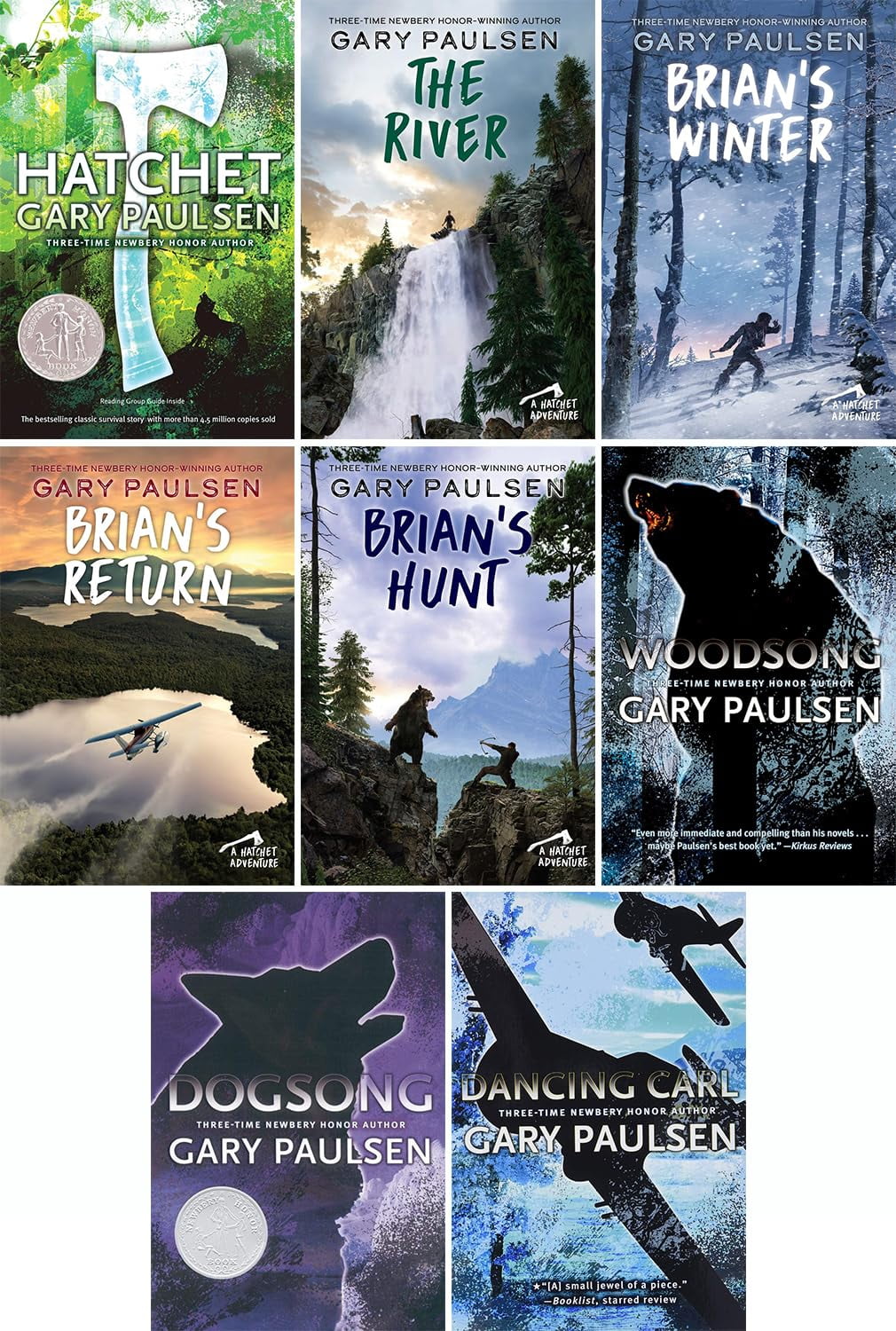 Gary Paulsen 8 Books Collection Set - Hatchet, The River, Brian's ...