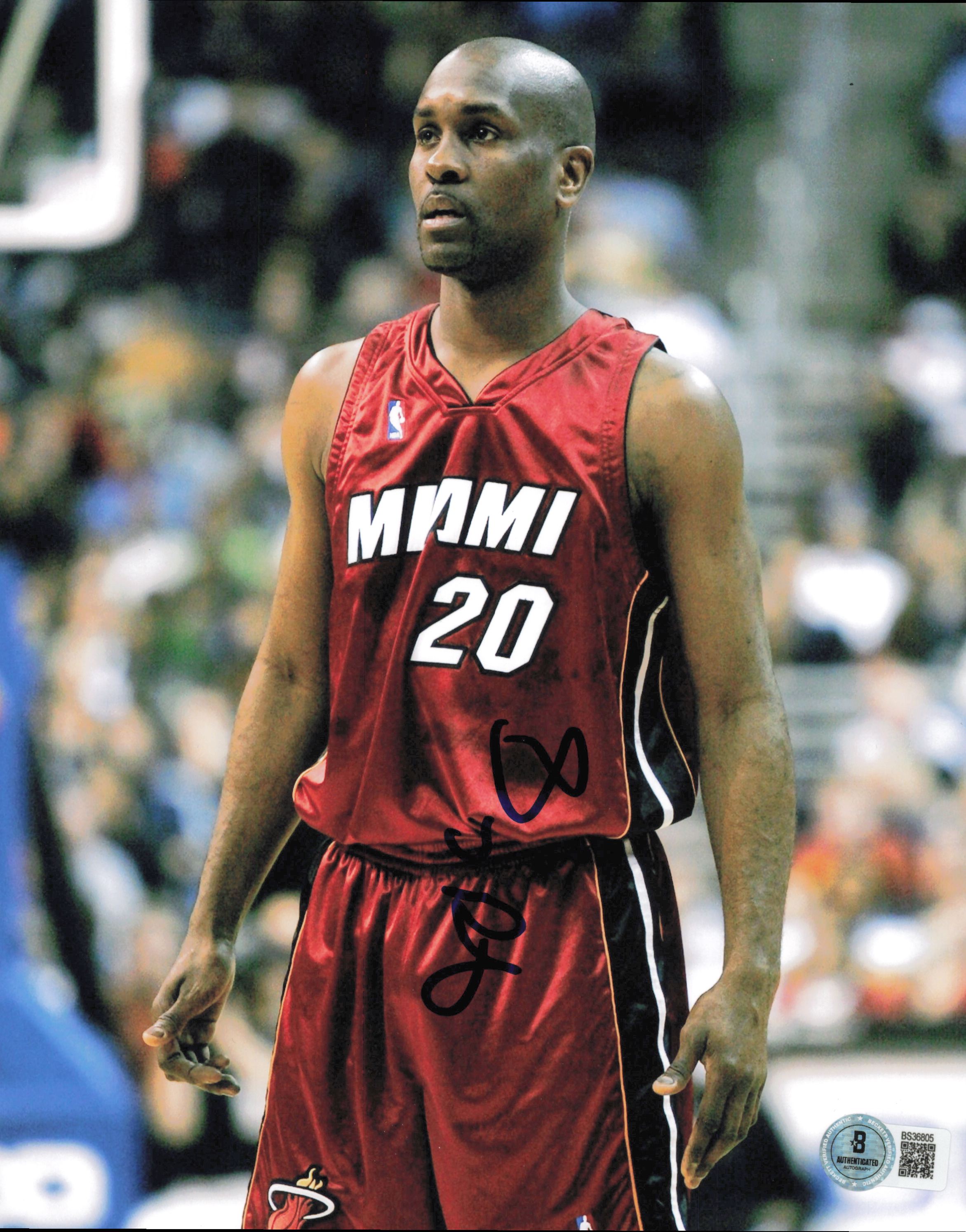 Gary Payton Autographed 8x10 Photo Miami Heat Beckett BAS QR #BS36805 ...