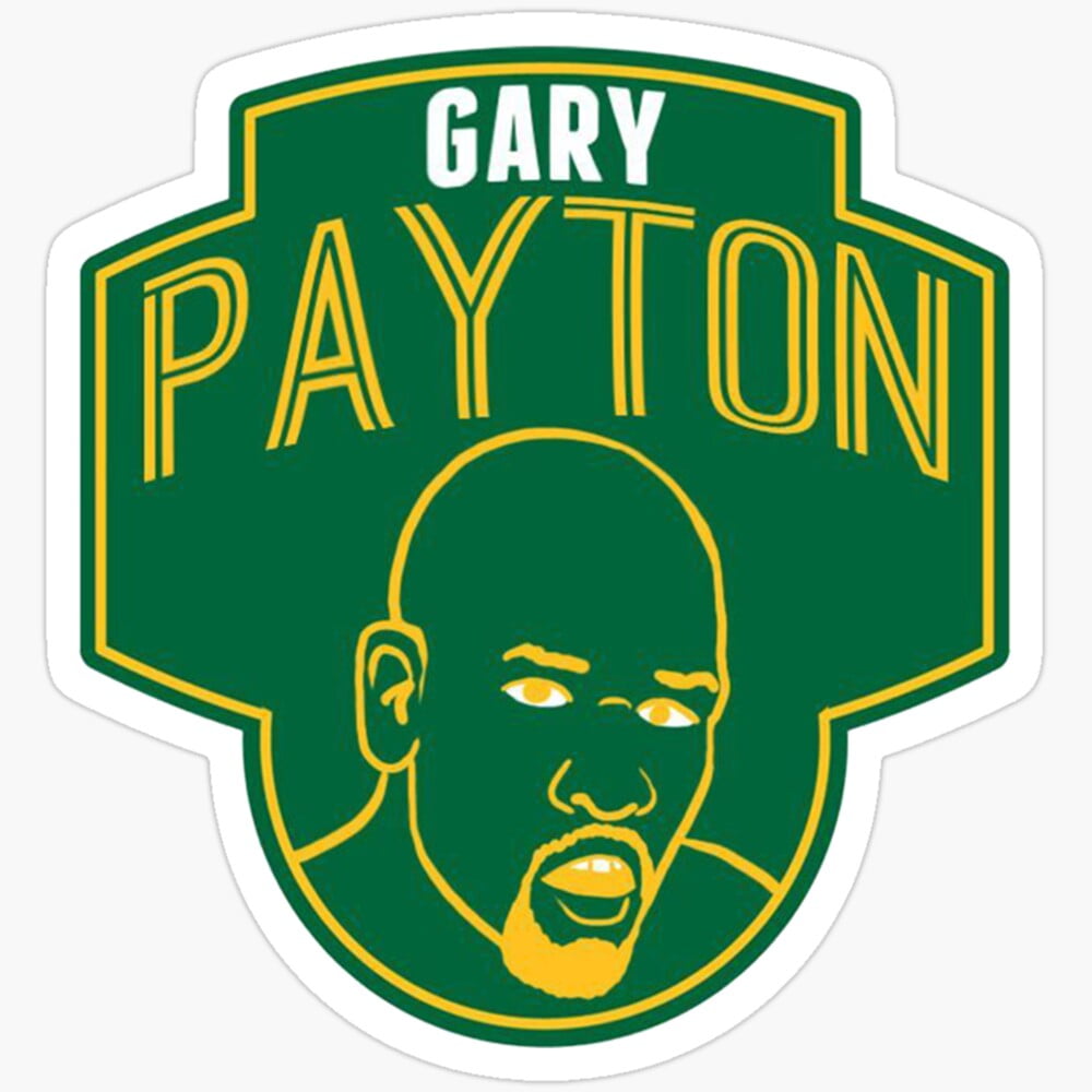 Gary Payton Sticker Baseball Sticker, Football Sticker, Basketball ...