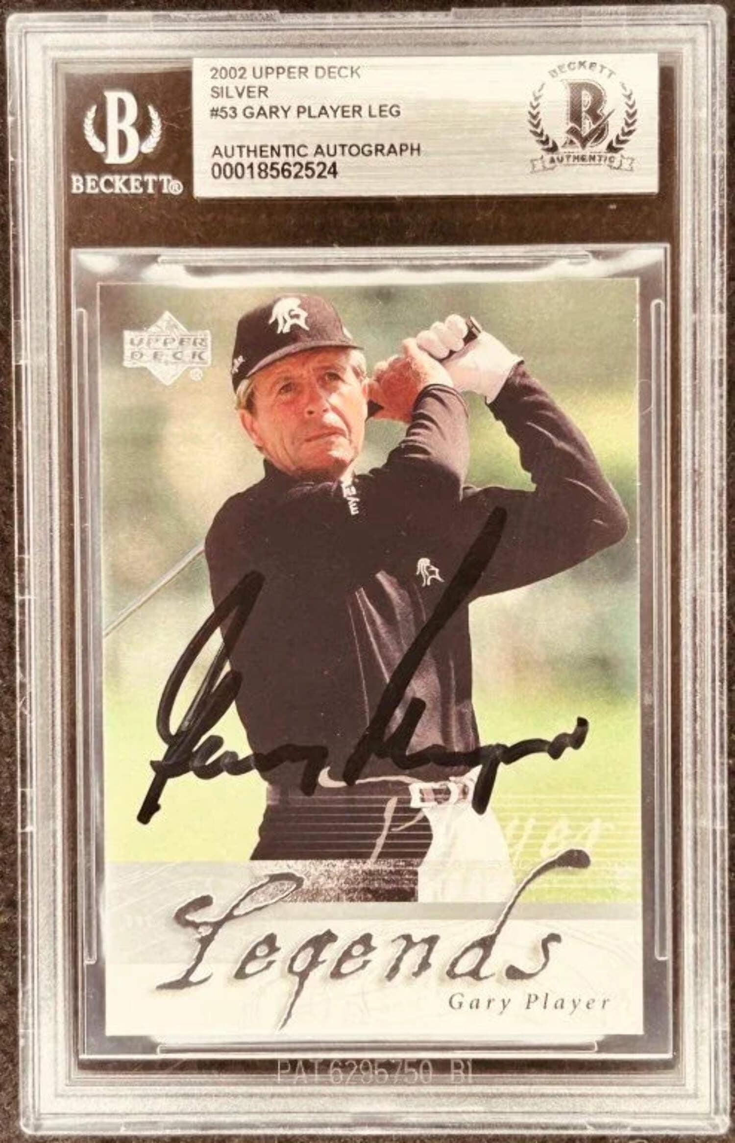 Gary Player autographed 2002 Legends golf card - Walmart.com