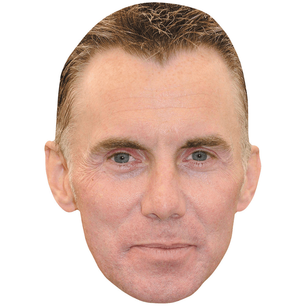 Gary Rhodes (Brown Hair) Celebrity Mask, Flat Card Face, Fancy Dress ...