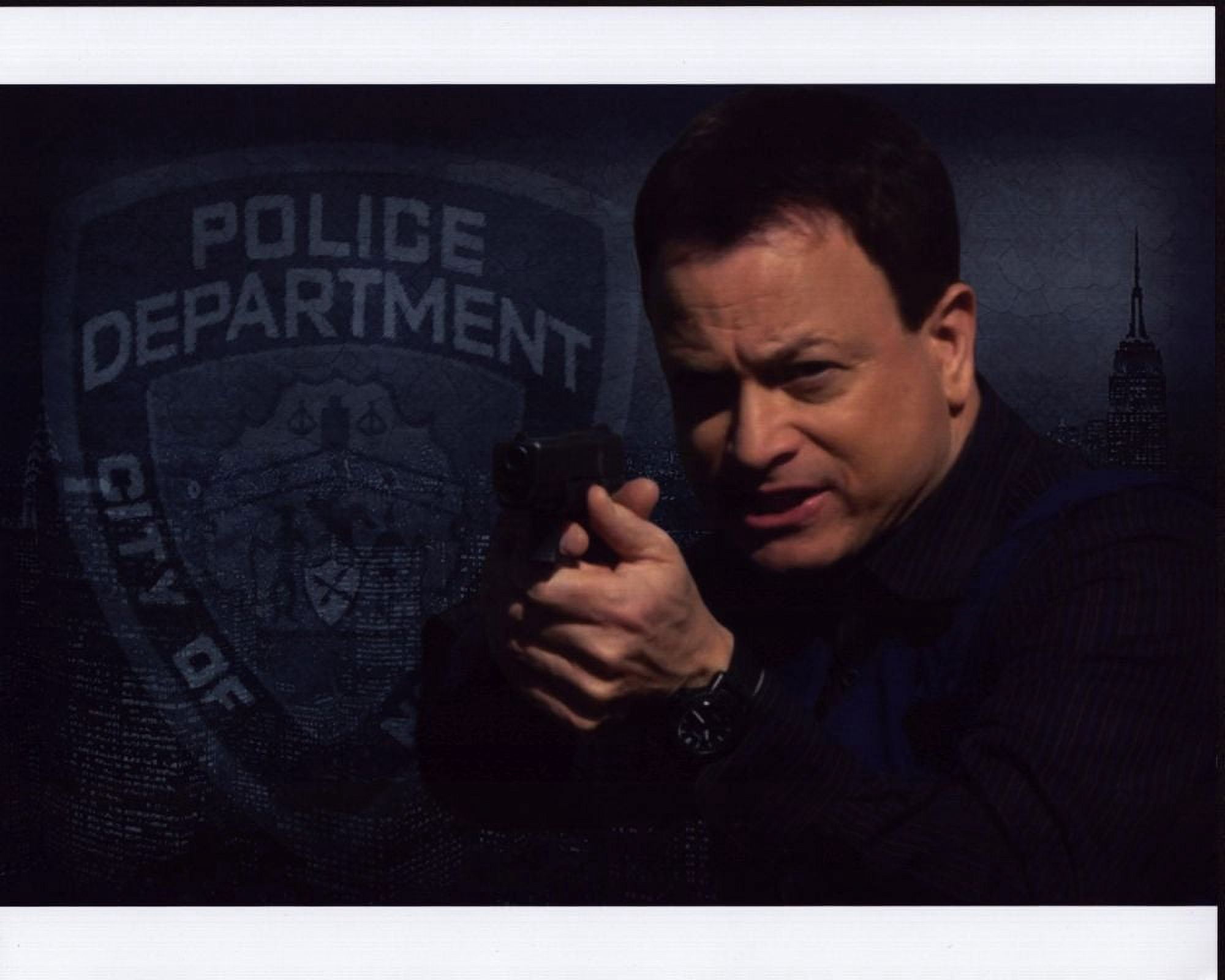 Gary Sinise Aiming Gun Collage Print For Csi: Ny Photo Print (8 x 10 ...