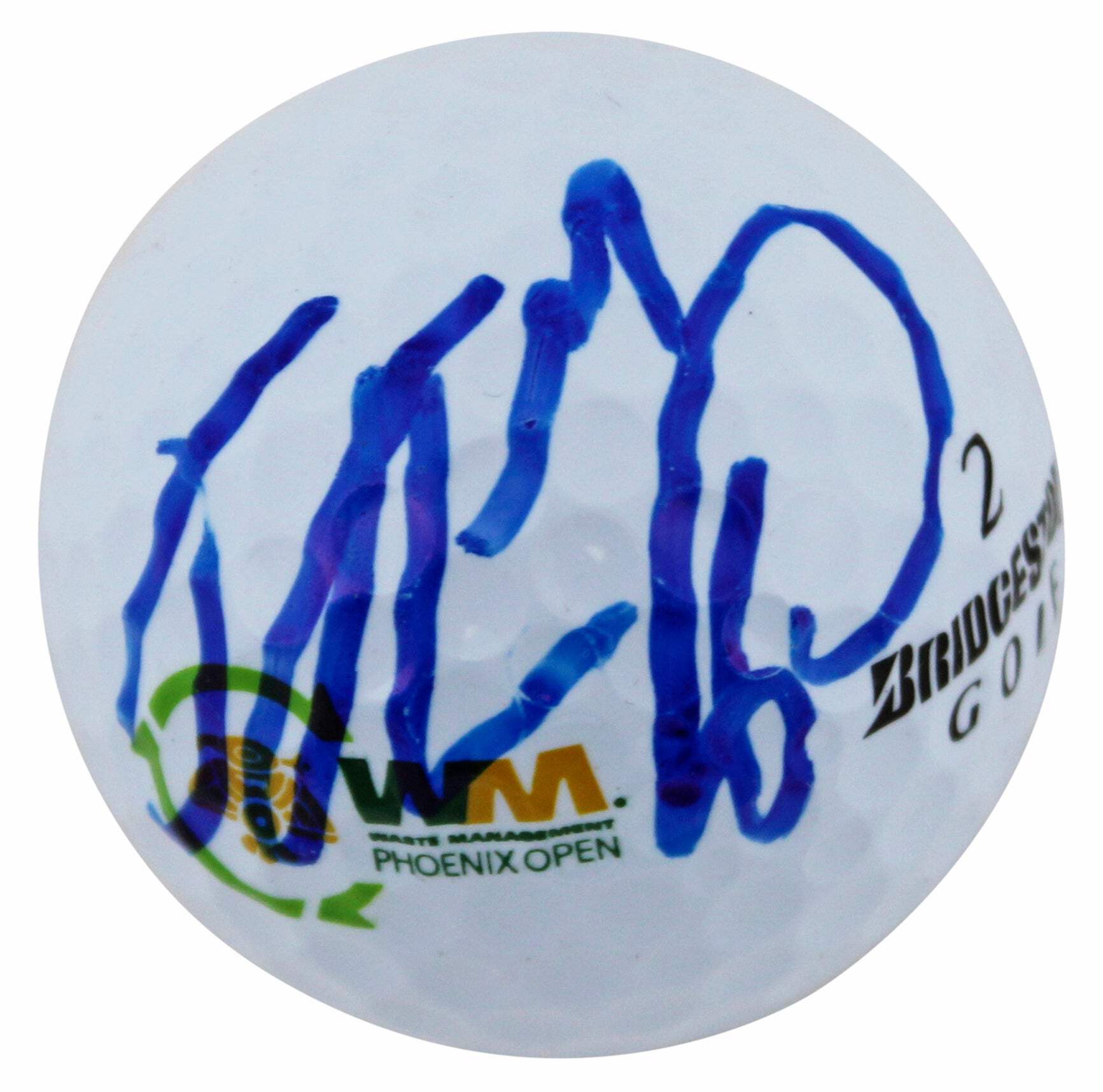 Gary Woodland Authentic Signed Bridgestone WM Open Logo Golf Ball JSA # ...