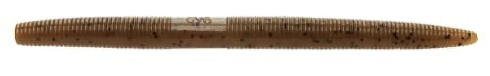 Gary Yamamoto 4" Senko, Green Pumpkin with Black Flake - Walmart.com