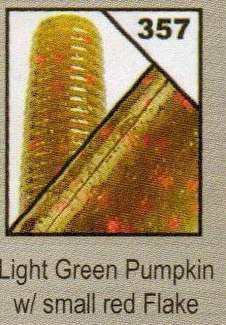 Gary Yamamoto 5" Senko Light Green Pumpkin with Small Red Flake 9-10 ...
