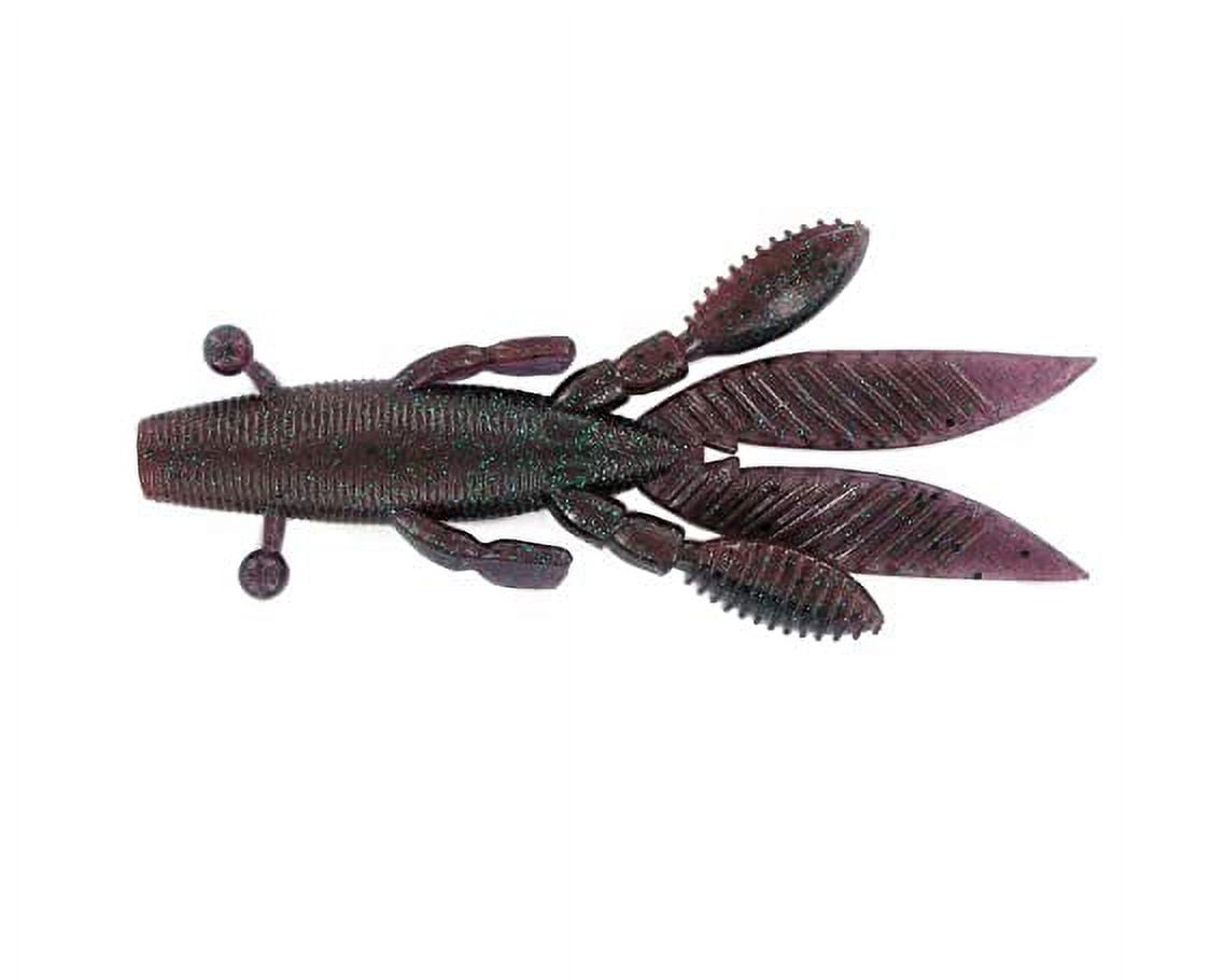 Gary Yamamoto Large Flappin Hog 5 Pack Green Pumpkin Red Flake FHL-05 ...