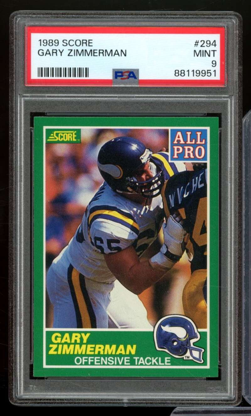 Gary Zimmerman Card 1989 Score #294 PSA 9 - Walmart.com