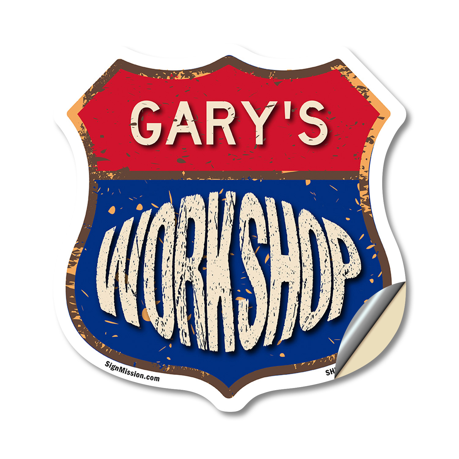 Gary's Workshop 12 inch X 12 inch Shield Shaped Heavy Duty 3.2 mil ...