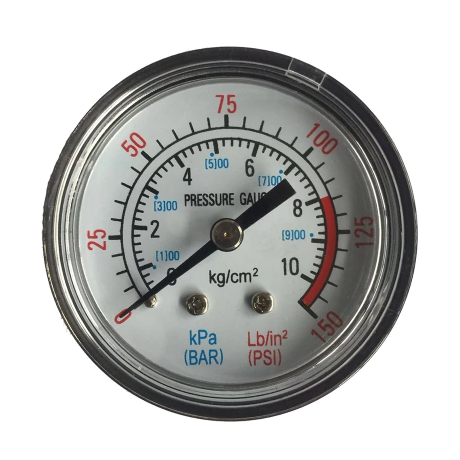 Gas Air Pump Pressure Gauge Plastic For Shell Pressure Gauge 0-150 0 ...