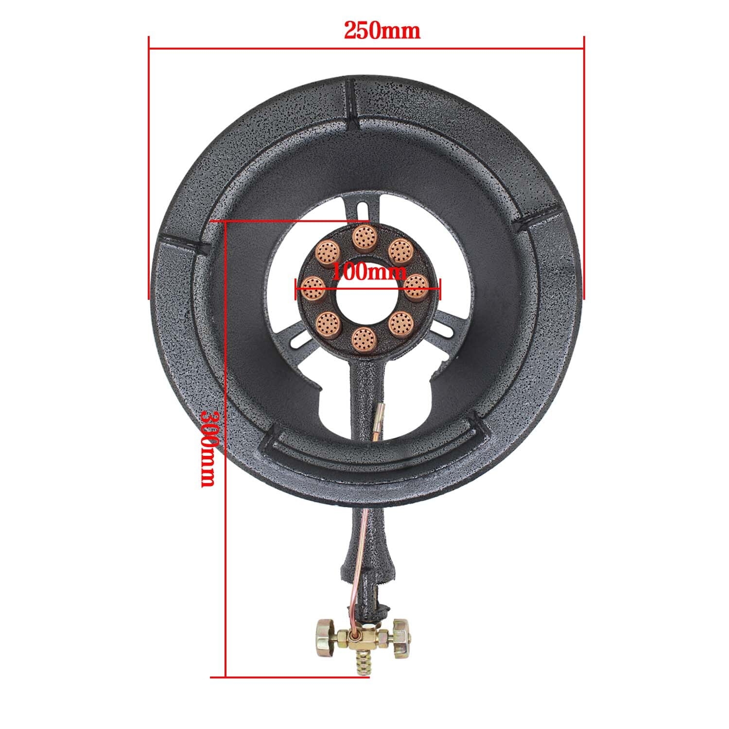 Gas Boiling Ring Cast Iron Burner Large LPG Stove Outdoor Cooker Iron ...