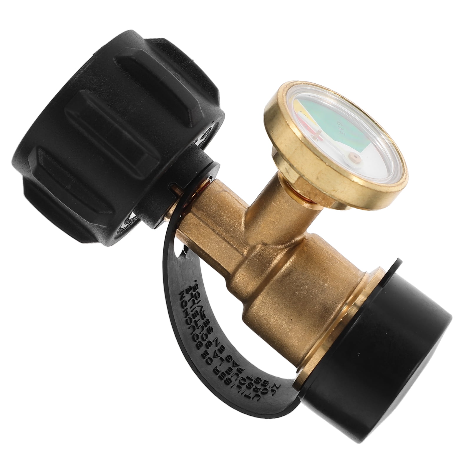 Gas Bottle Adapter Canister Pressure Meter Detector Upgraded Tank Gauge ...