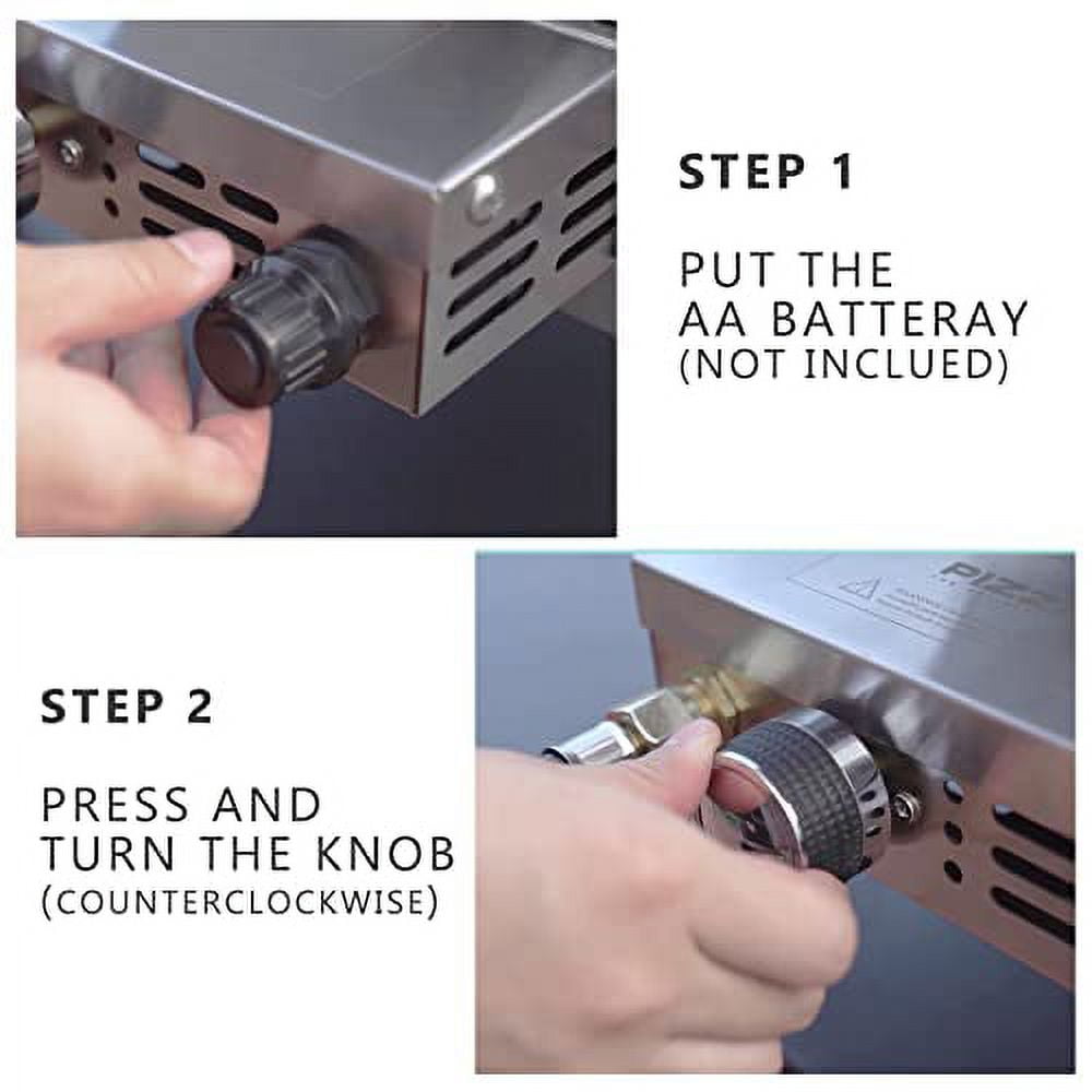 Gas Burner Attachment Pizza Oven Propane Accessories Gas Adapters for ...