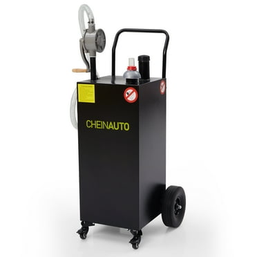 Arksen 30 Gallon Portable Fuel Transfer Gas Can Caddy Storage Gasoline ...
