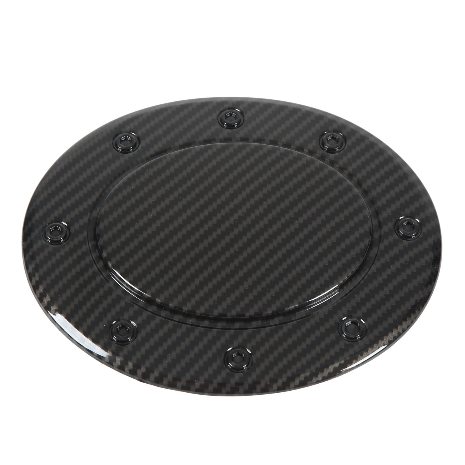 Gas Cap Cover Carbon Fiber Pattern Fuel Tank Door Cover Gas Lid Door ...
