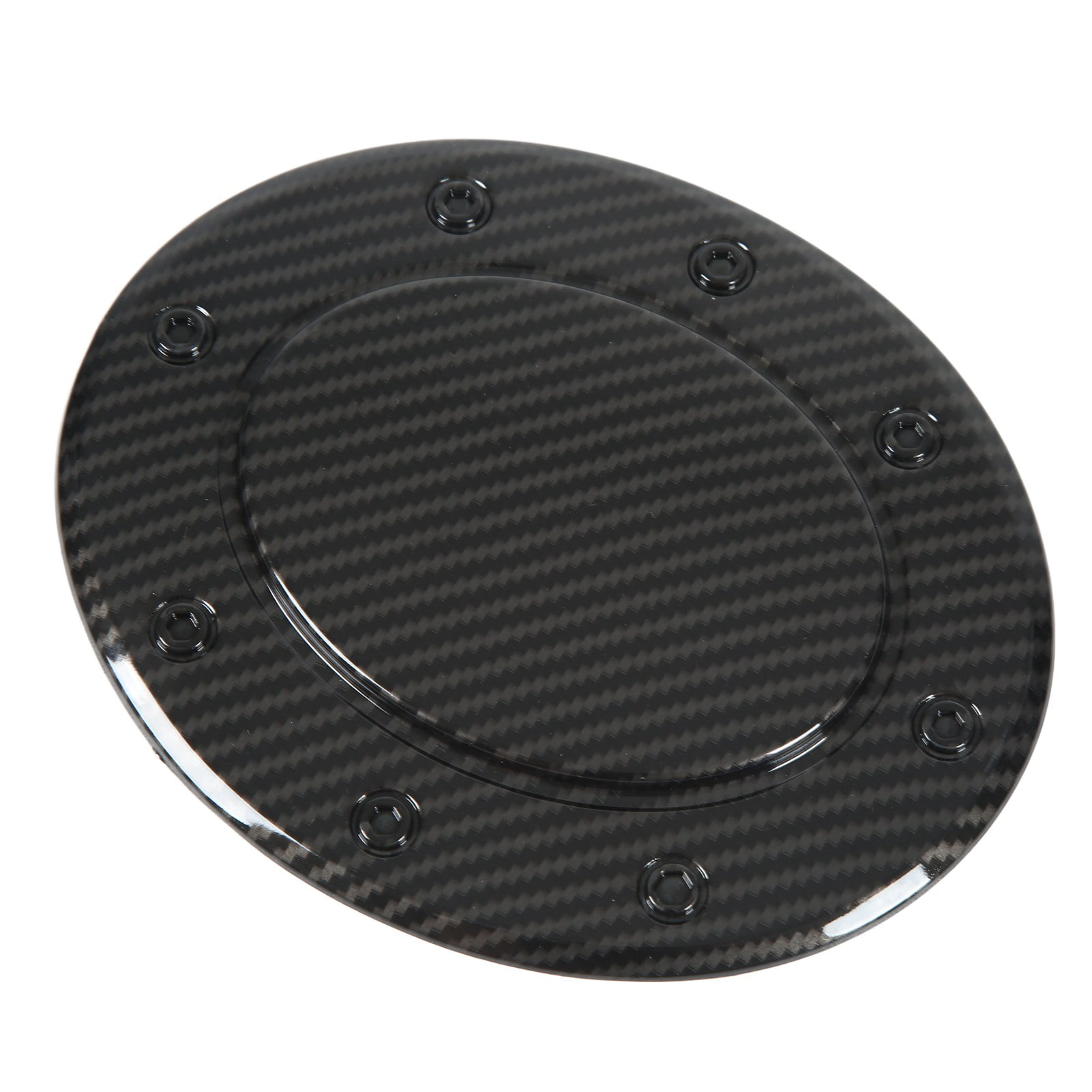 Gas Cap Cover Carbon Fiber Pattern Fuel Tank Door Cover Gas Lid Door ...
