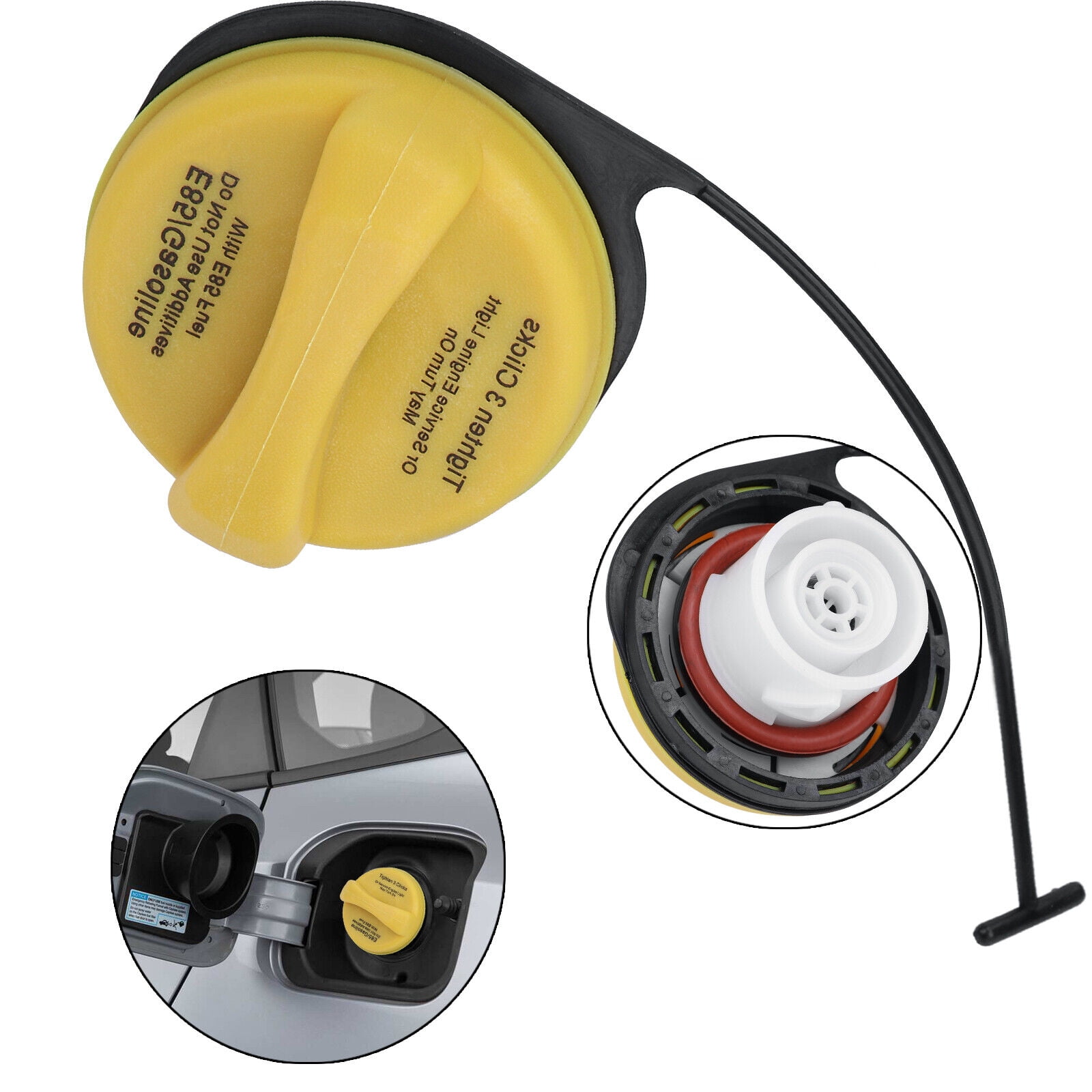 Gas Cap Fuel Tank Cap For Chevrolet Avalanche Silverado 1500 Suburban 1500 Tahoe - Walmart.com