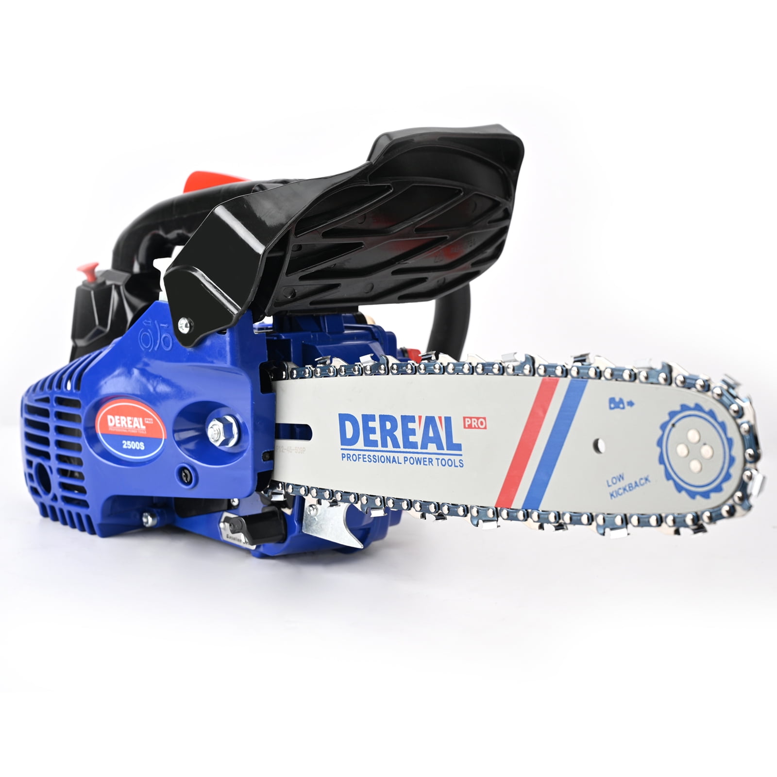 Gas Chainsaw 12 in. Professional Chainsaw 25.4 CC 2-Cycle Lightweight ...