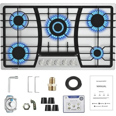 Dometic DROP-IN COOKTOP - Two Burner Cooktop Cast Iron/Flat Wire Grate ...