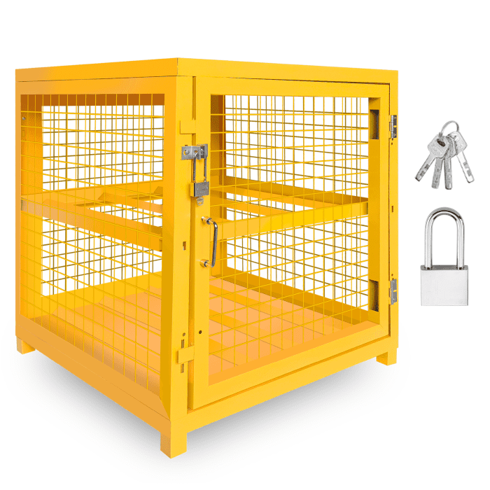 Gas Cylinder Storage Safe, Industrial Gas Storage Cabinet, Durable ...