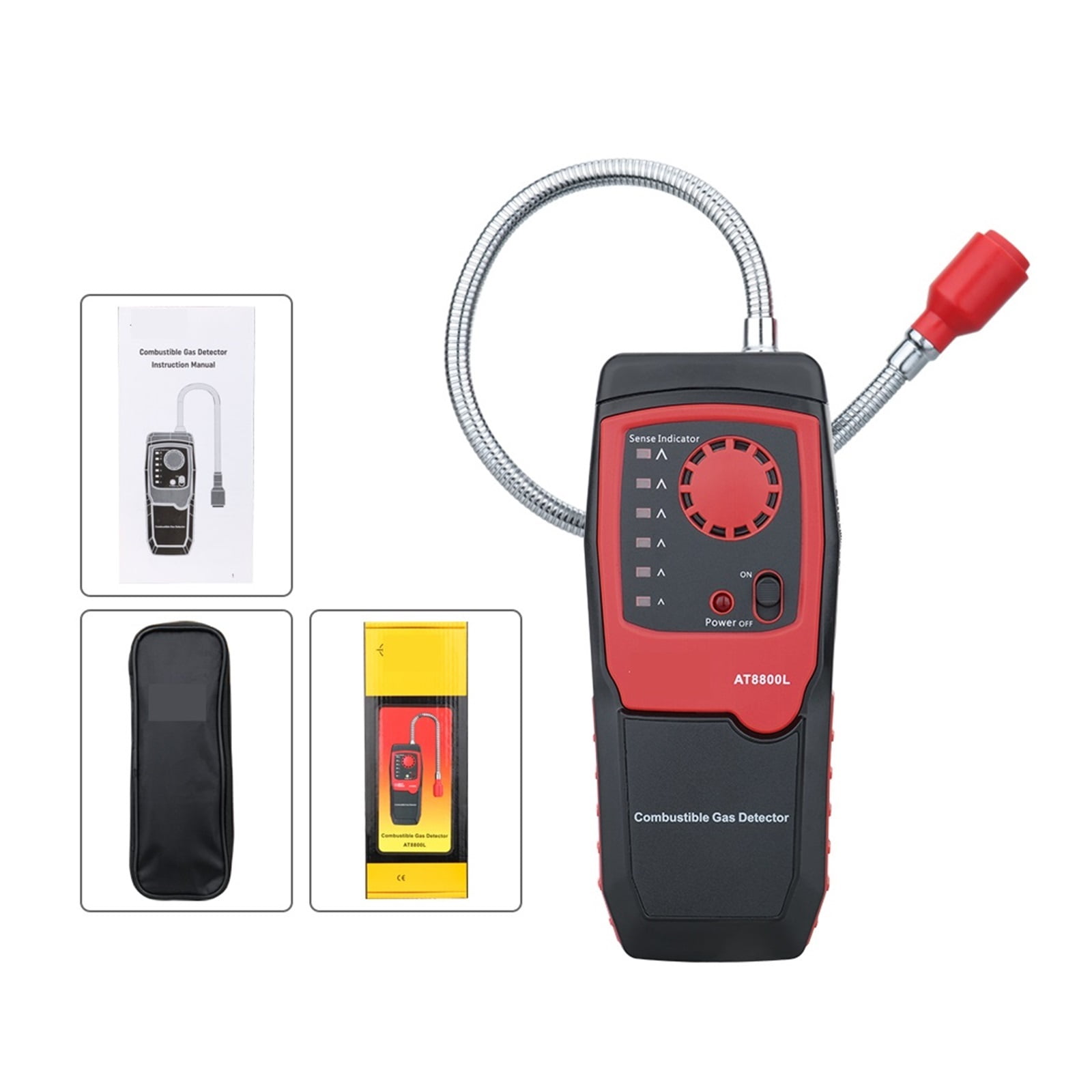 Gas Detector Flammable Natural Gas Leak Detector Gas Analyzer High ...