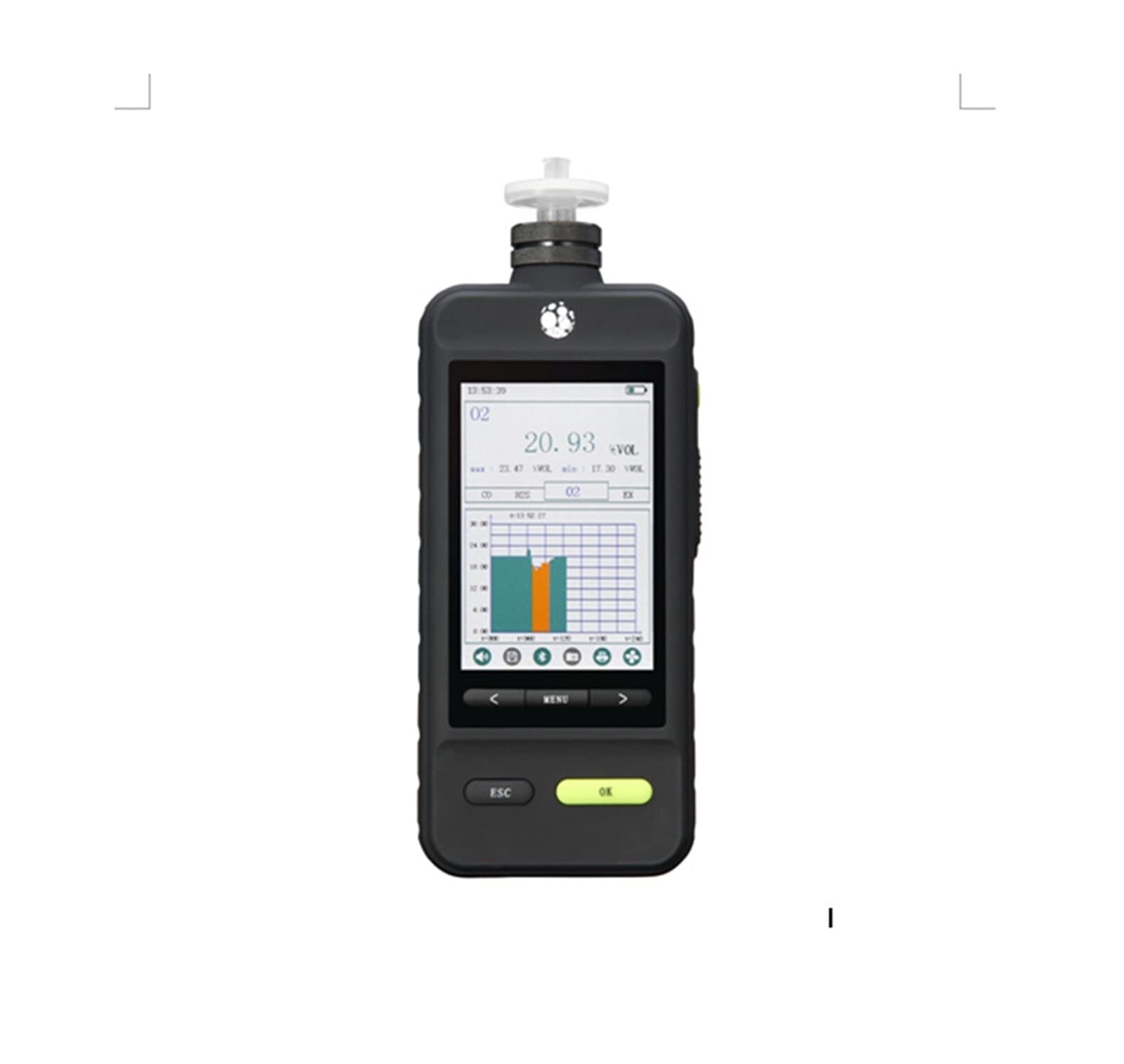 Gas Detector, Gas Monitor, Portable Pump Suction Ozone Concentration ...