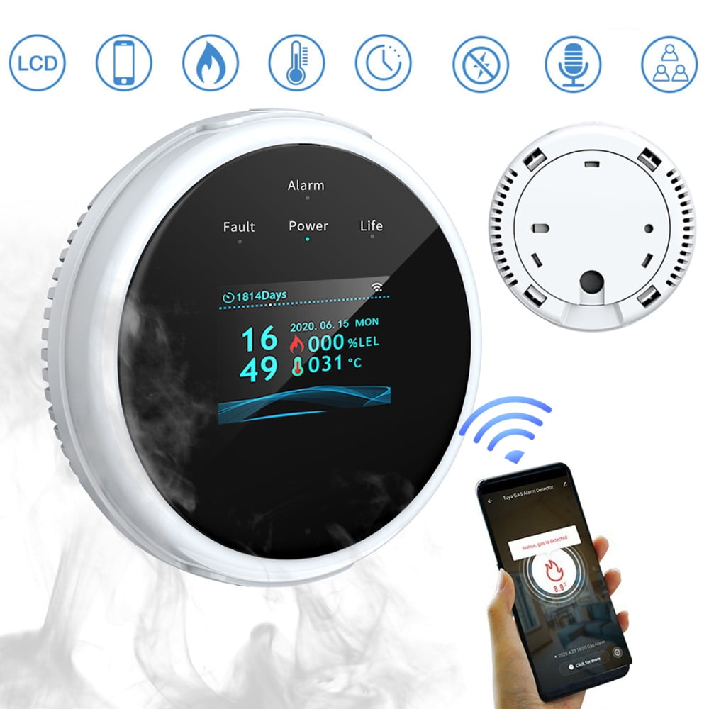 Gas Detector Sensor, Smart, Wireless, Noonedibs, For Gas Leak Detection ...
