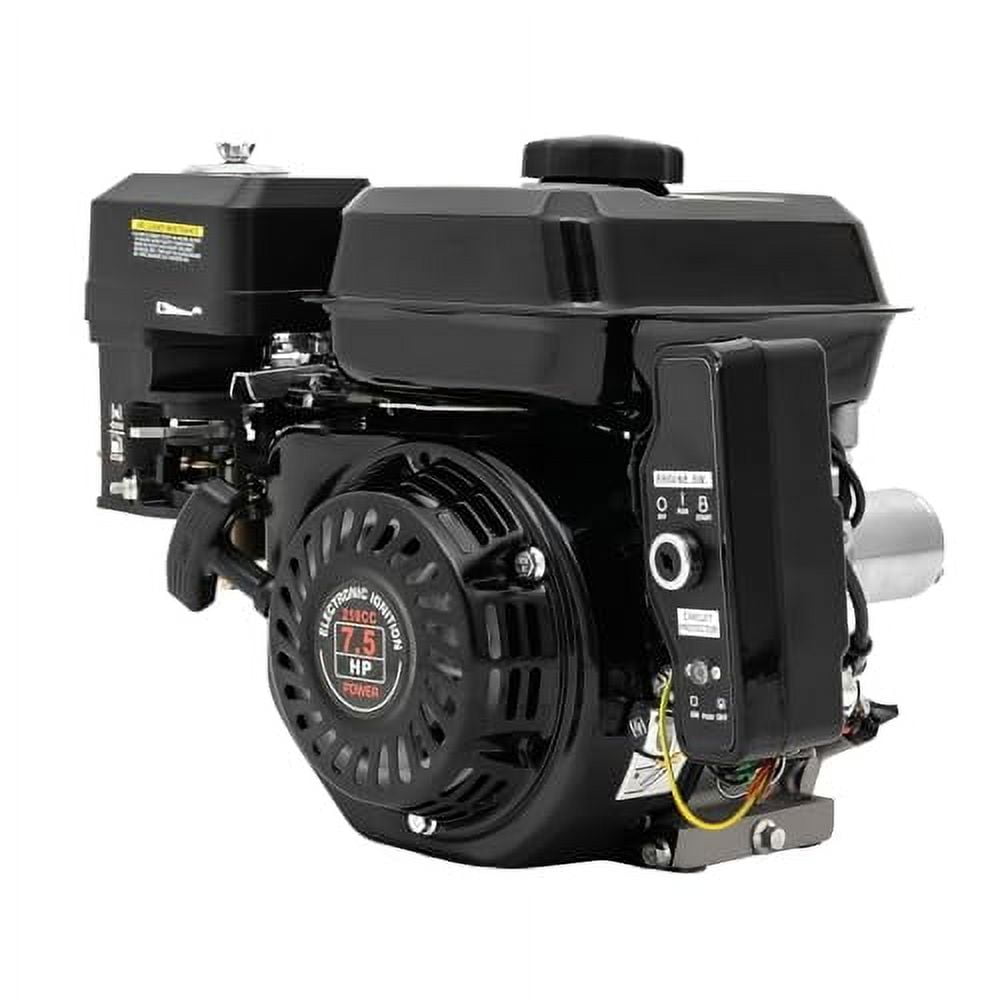 Gas Engine, 7.5HP 212CC Go Kart Gasoline Engine Motor, 4 Stroke OHV Air ...