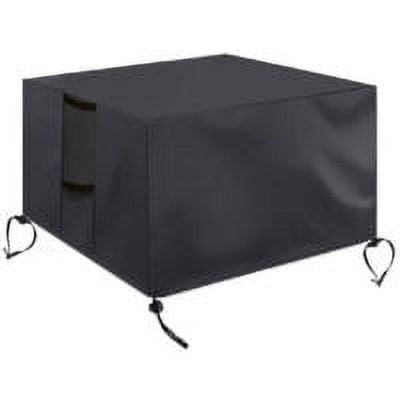 Gas Fire Pit Table Cover Square - Waterproof Windproof Anti-UV Heavy ...