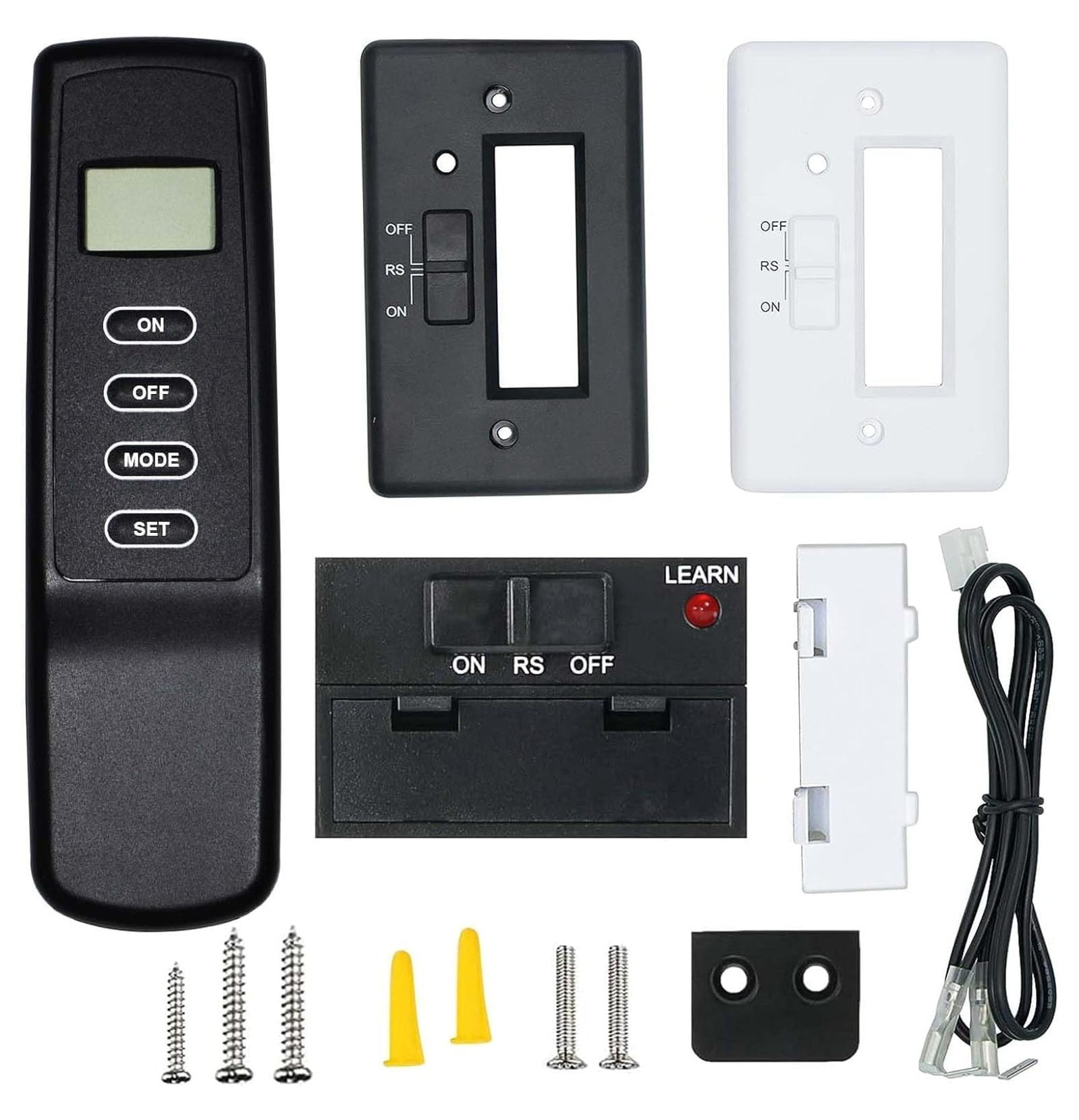 Gas Fireplace Control Kit for Millivolt Gas Fireplaces and Stoves, LCD ...