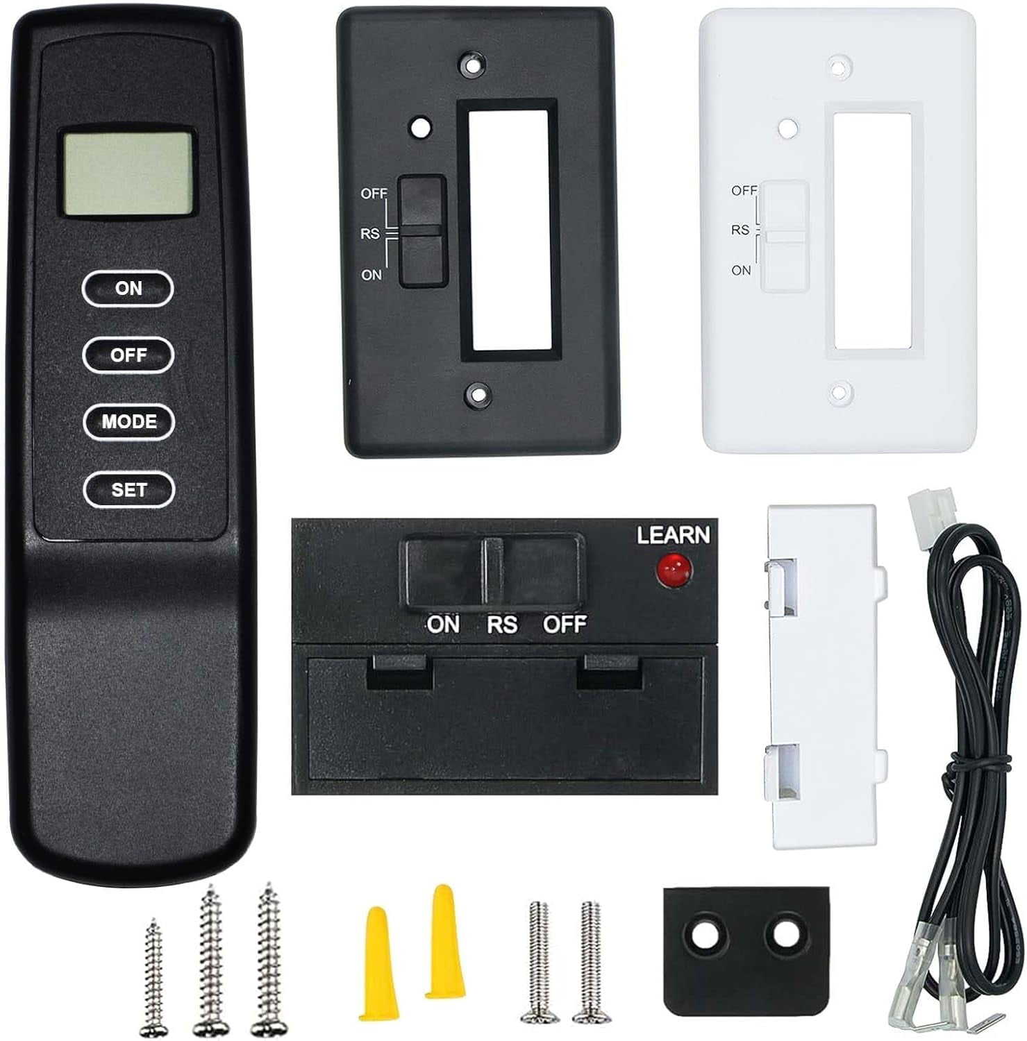 Gas Fireplace Remote Control Kit for Millivolt Latching Solenoid Gas ...