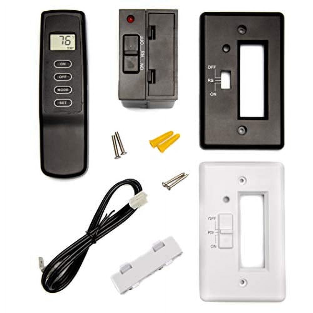 Gas Fireplace Remote Control On/Off with Thermostat Remote and Receiver ...