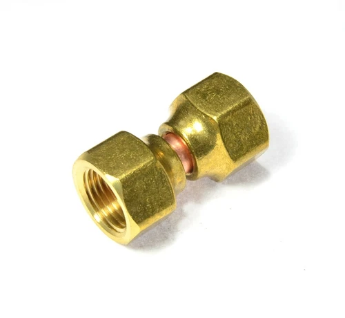 Gas Flare Swivel Female Coupling 3/8 Sae 45 Tube Union Nut Propane Natural Hvac - Walmart.com