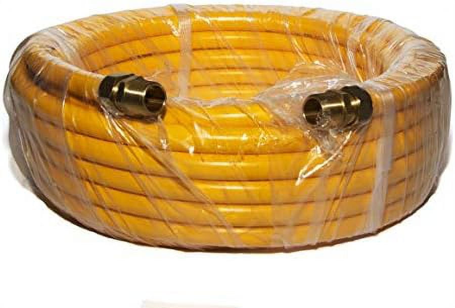 Gas Flex 3/4" GAS Tubing Pipe KIT 33 Ft with 2 Fittings Natural GAS ...
