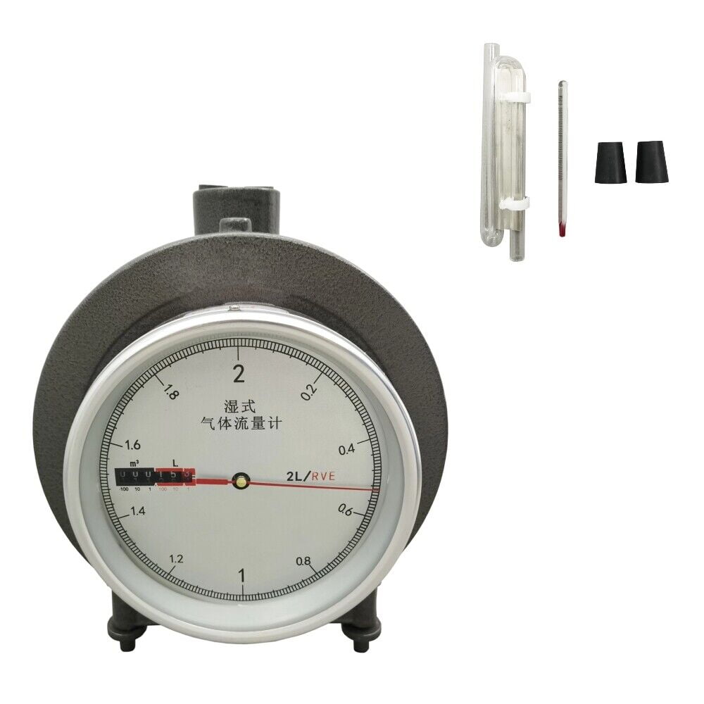 Gas Flow Meter Laboratory Anti-Corrosion Wet Flowmeter 0.53Gal/2L ...