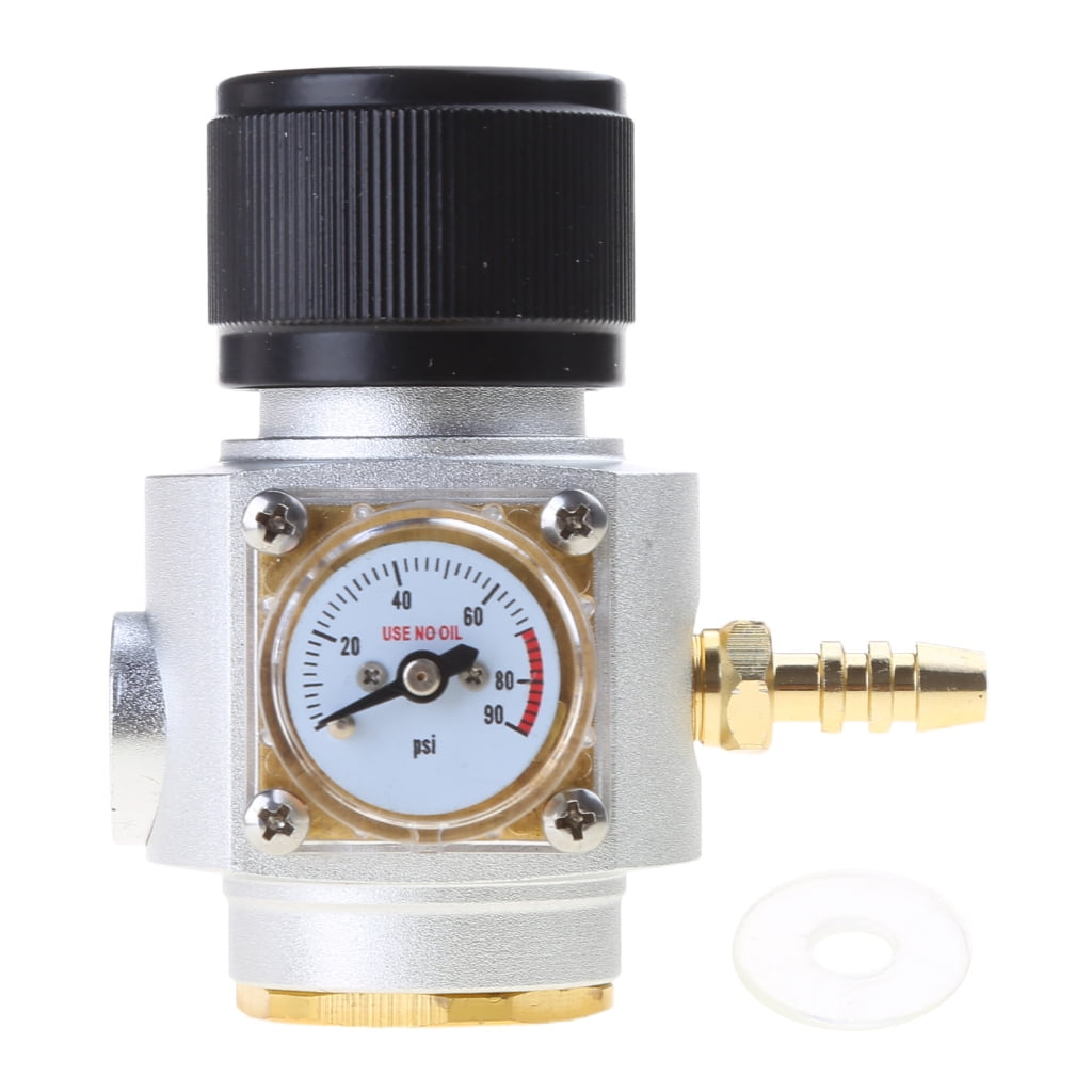 Gas Flow Meter Regulator Small Gas Regulator Soda kegs Regulator 0-90 ...