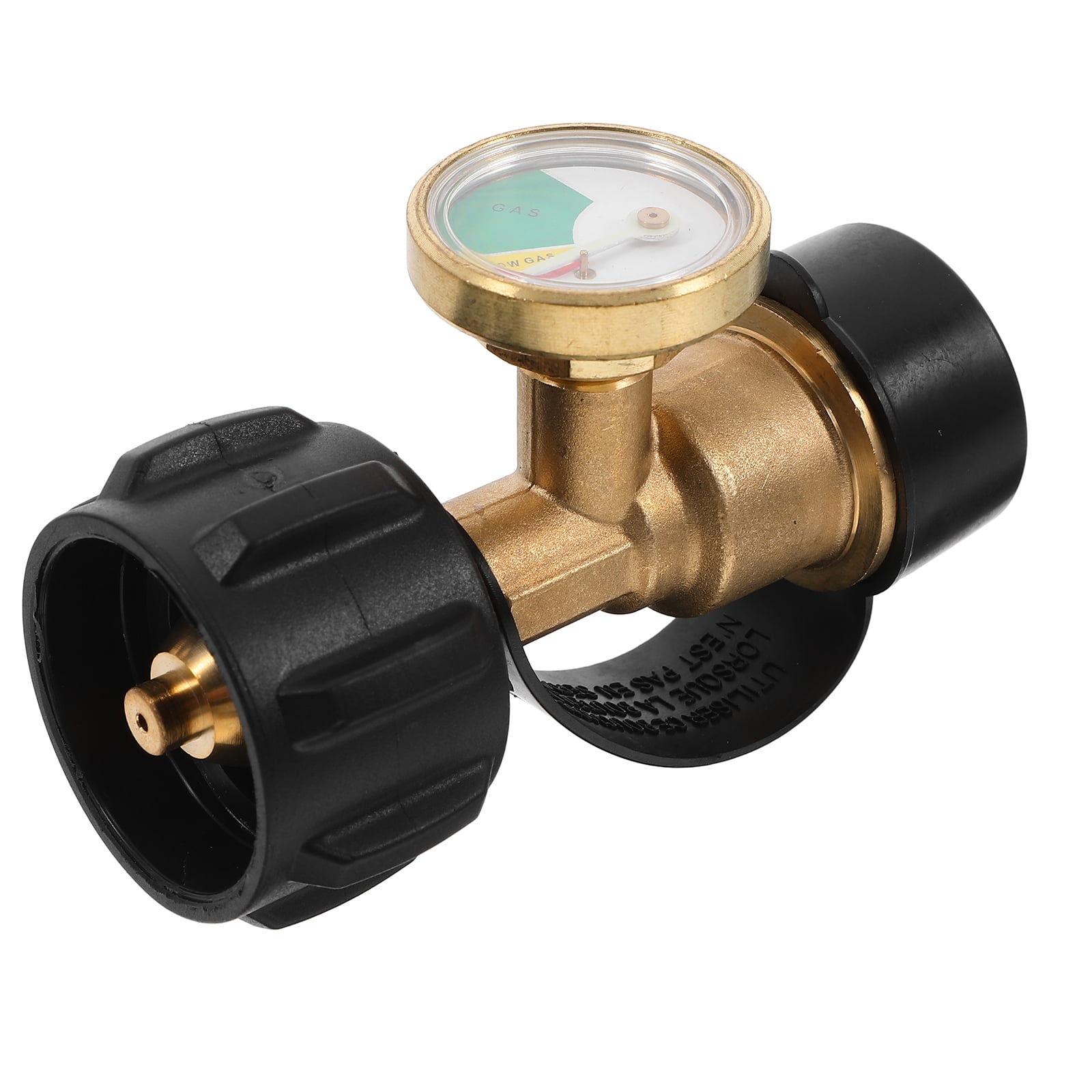 Gas Gauge for Propane Tank Regulator Fixture Connector Canister Golden ...