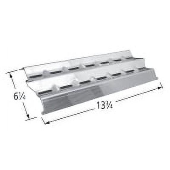 Gas Grill Black Porcelain Steel Replacement Heat Plate for Weber Models ...