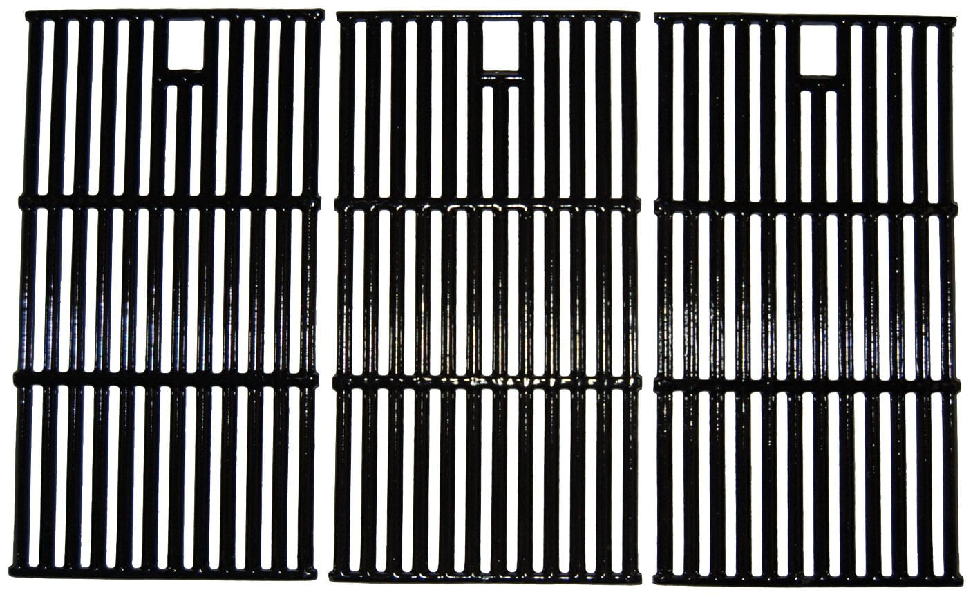 Gas Grill Cast Iron Cooking Grid, 3 pcs, for Kenmore & Others, 65223 ...