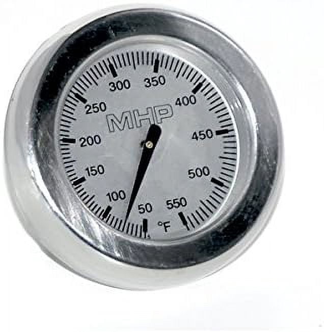 Gas Grill Single Stud Universal Round Temperature Gauge Heat Indicator ...
