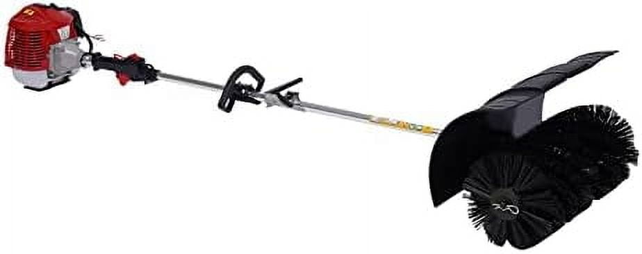 Gas Handheld Sweeper, 52cc 2-Stroke 2.3HP Engine Power Snow Sweeping ...