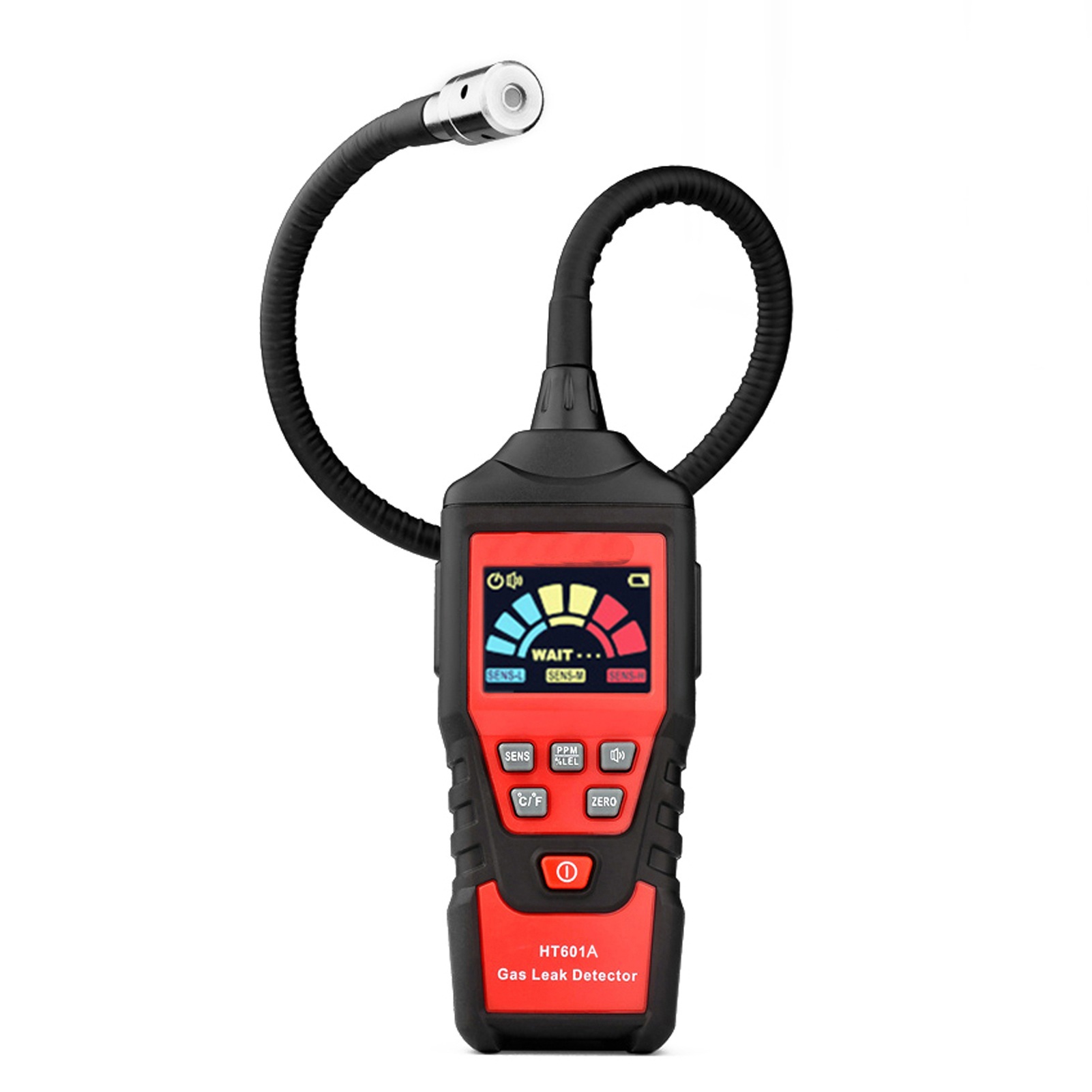 Gas Leak Detector Digital Gas Analyzer PPM Meter Flammable and ...