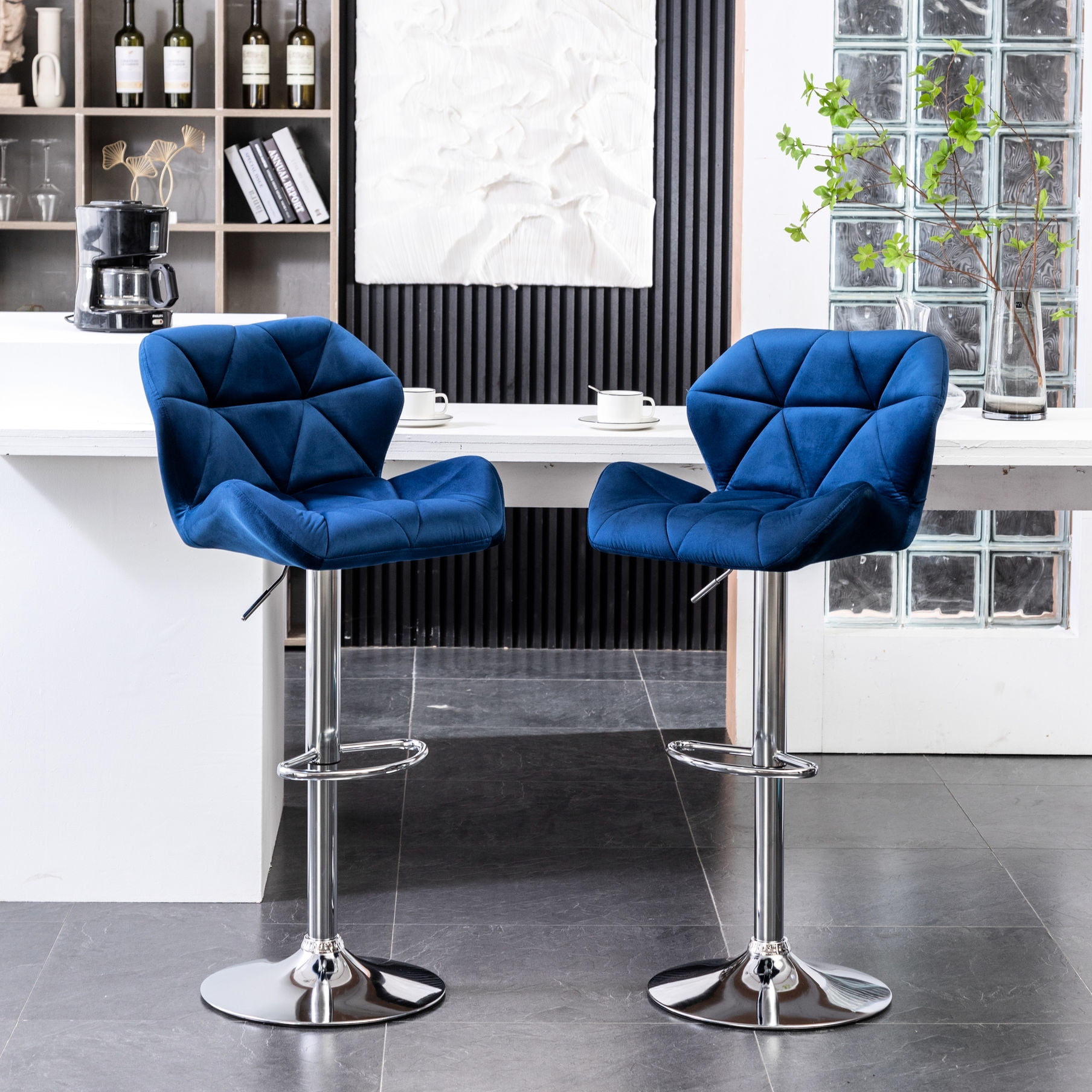 Gas - Lift Height - Adjustable & Footrest Stools - Game Room Bar, Fun ...