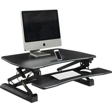 Lorell LLR99552 Electric Desk Riser - Black - Walmart.com