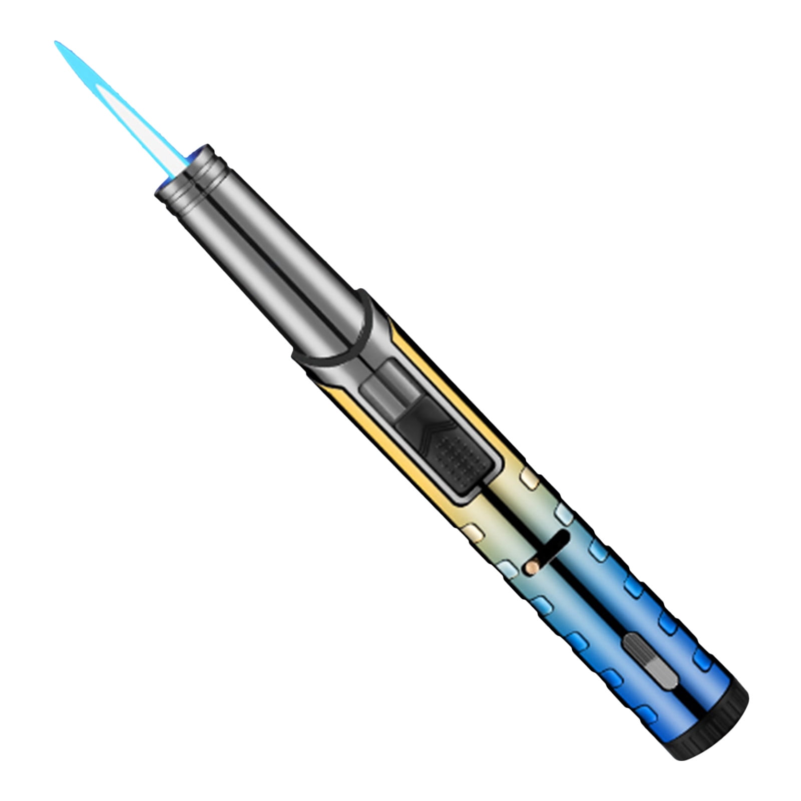 Gas Lighter, Metal Windbreak Spitfire Igniter, High-temp Flame Control ...