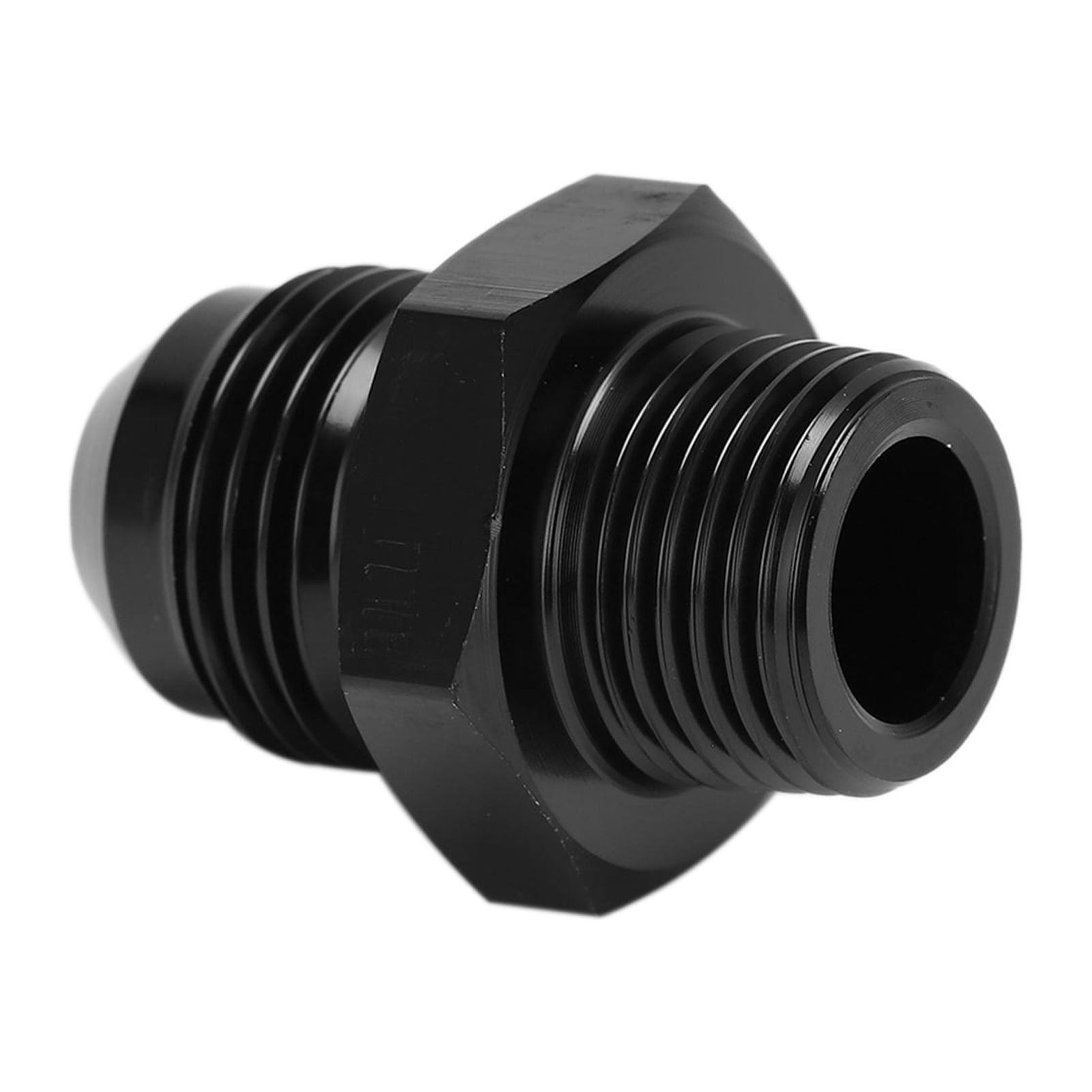 Gas Line Adapter, Black Anodized 6061- Aluminum Fuel Line Fitting High ...