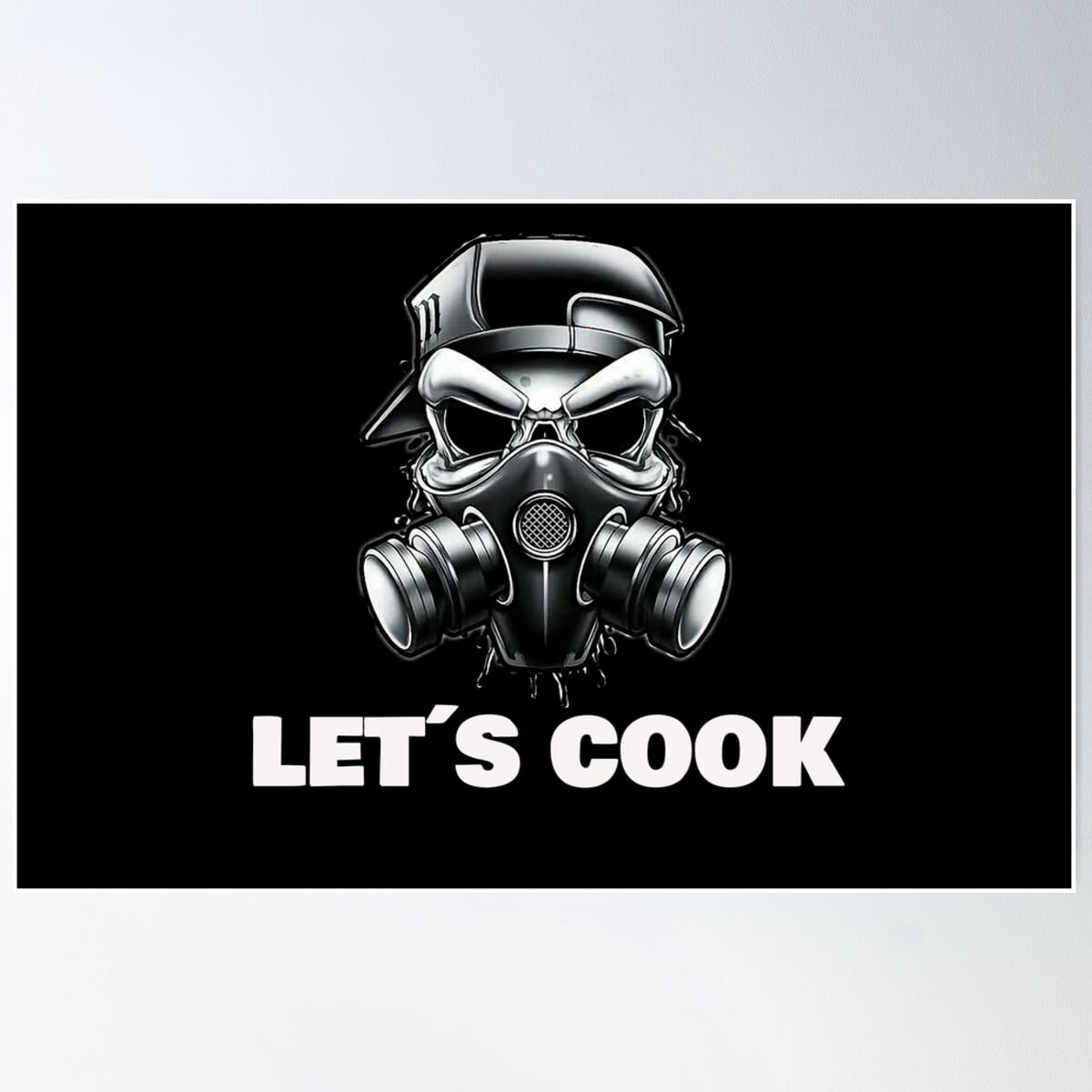 Gas Mask Poster Wall Art, Modern Wall Decor For Living Room Bedroom ...