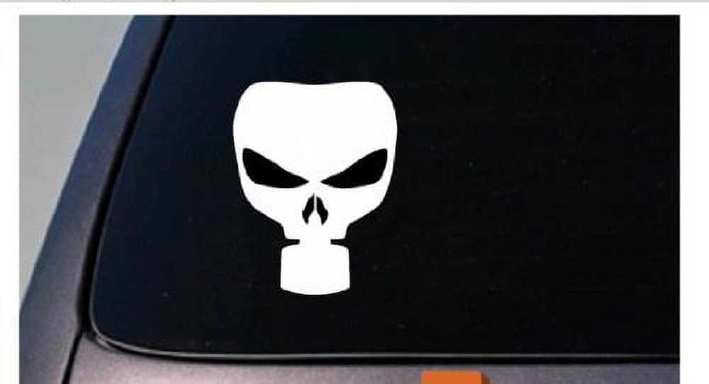 Gas Mask Punisher Jdm 6" Sticker Decal Car Window Turbo Racing Street ...